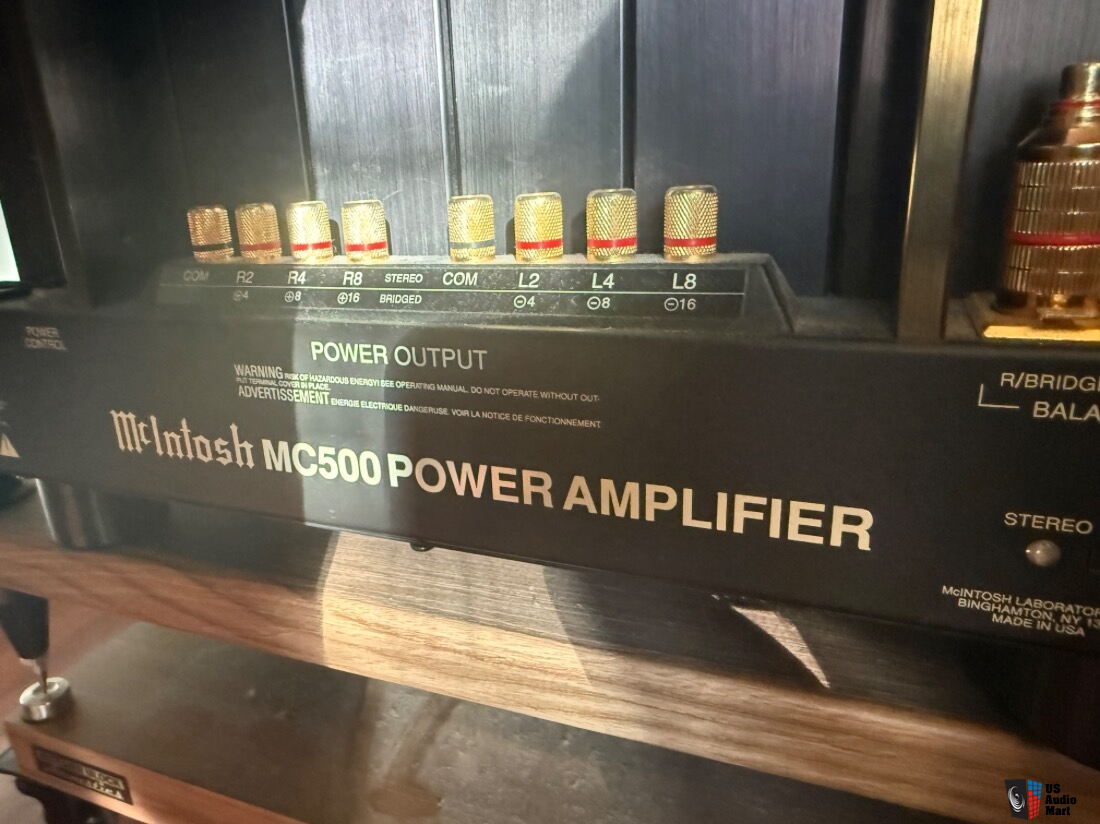 McIntosh Mc 500 Power Amplifier (Near Mint) Photo #5906313 - US Audio Mart