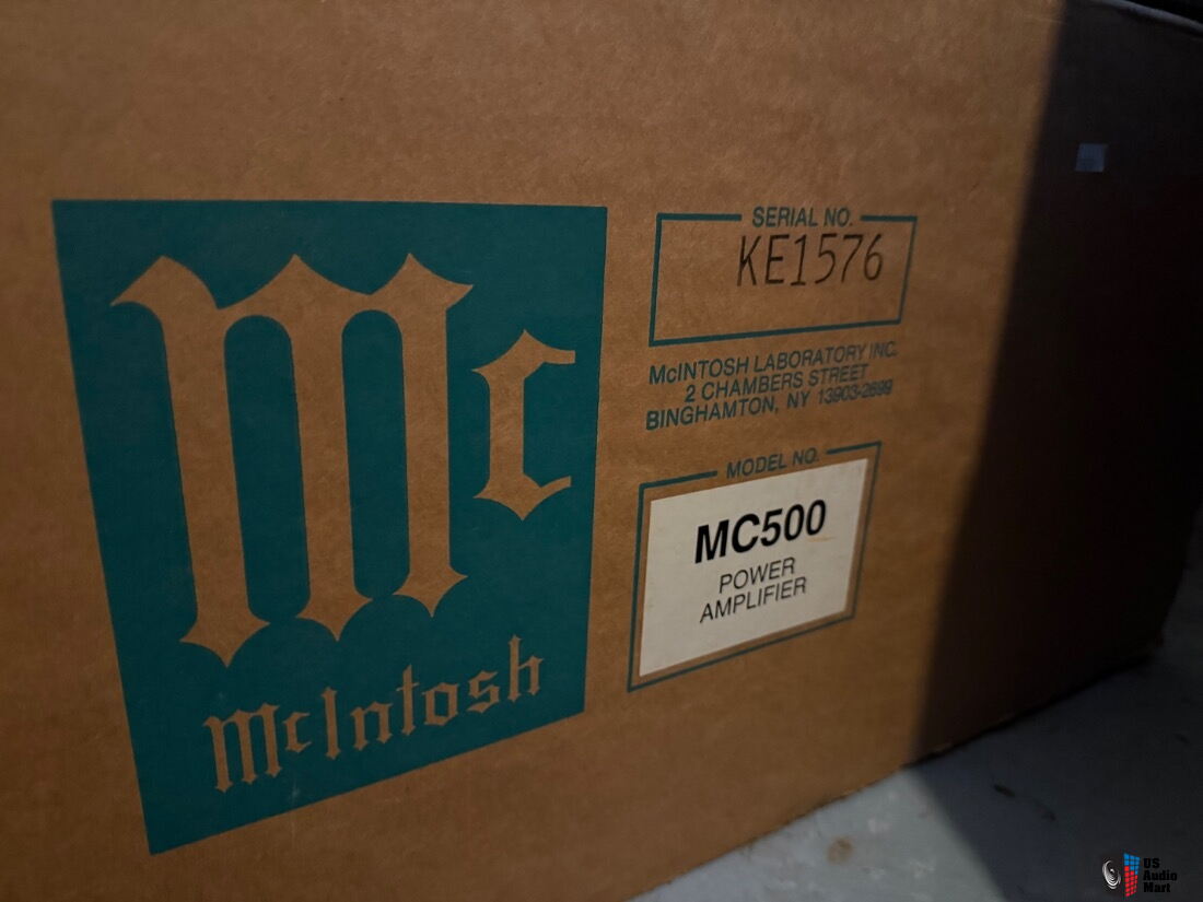 McIntosh Mc 500 Power Amplifier (Near Mint) Photo #5906313 - US Audio Mart