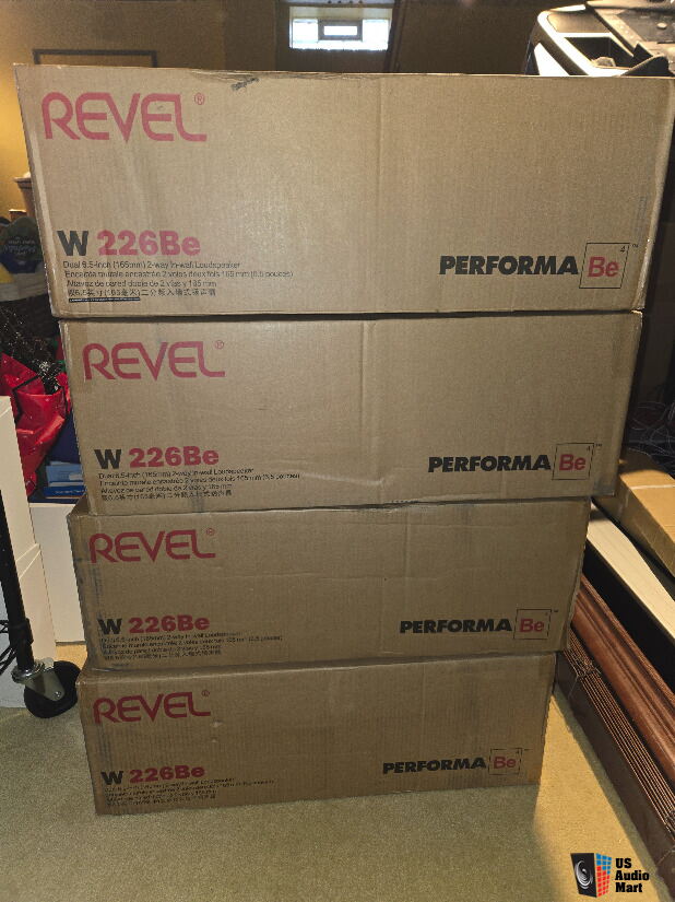 Revel W226Be and W228Be in wall speakers, new factory sealed Photo ...