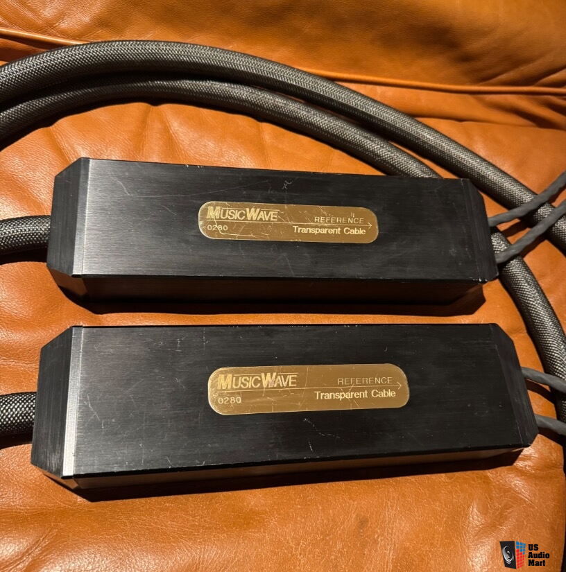 Transparent Audio MusicWave REFERENCE speaker cables (pair) - 10 feet ...