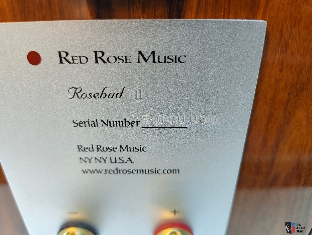 RED ROSE MUSIC by Mark Levinson ROSEBUD II Bookshelf Speakers in ...