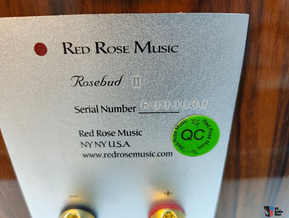 RED ROSE MUSIC by Mark Levinson ROSEBUD II Bookshelf Speakers in ...