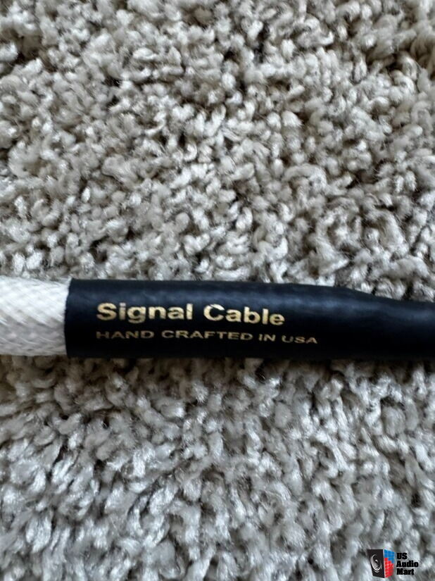 Signal Audio Silver Resolution Speaker Cables with banana terminations ...