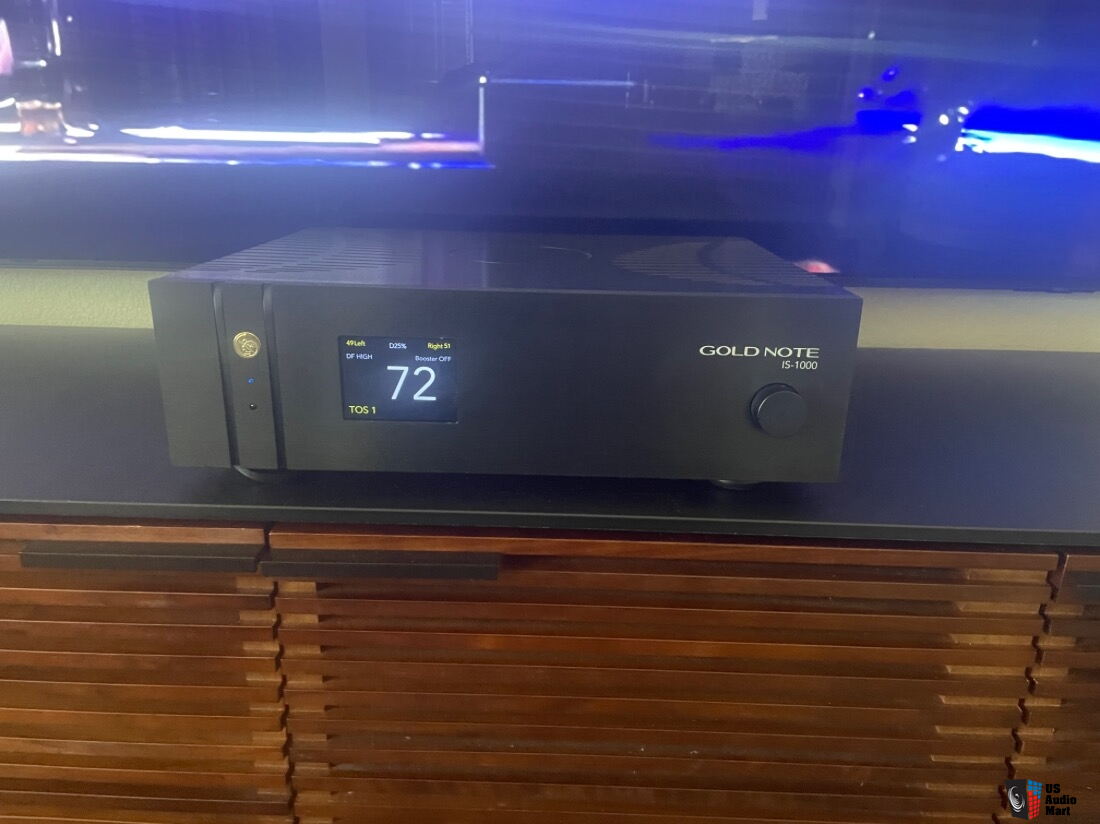 Gold Note IS-1000 MKII Deluxe "All-In-One" Integrated Amplifier - Save ...