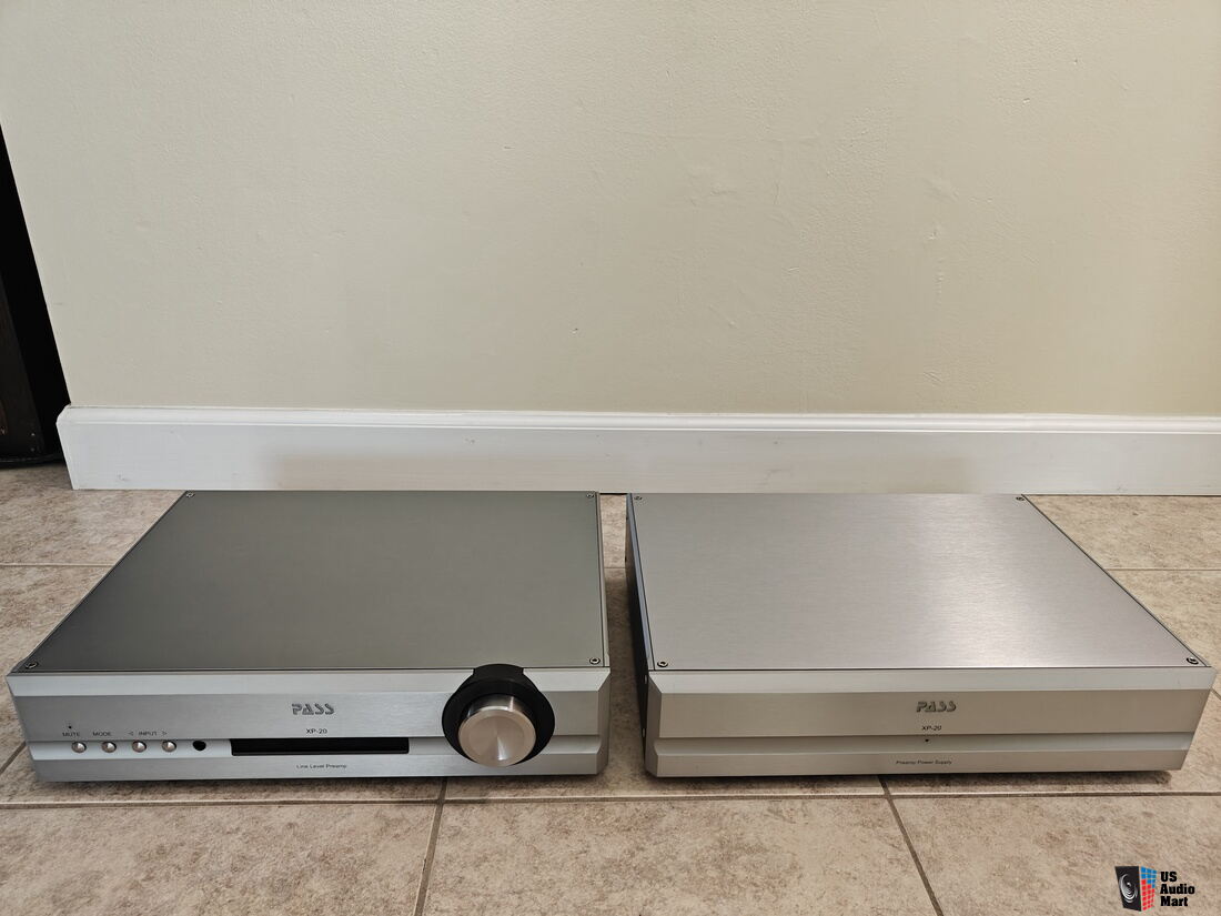 Pass Labs XP20 Two Chassis Preamp RESTORED By Pass Labs FREE shipping ...