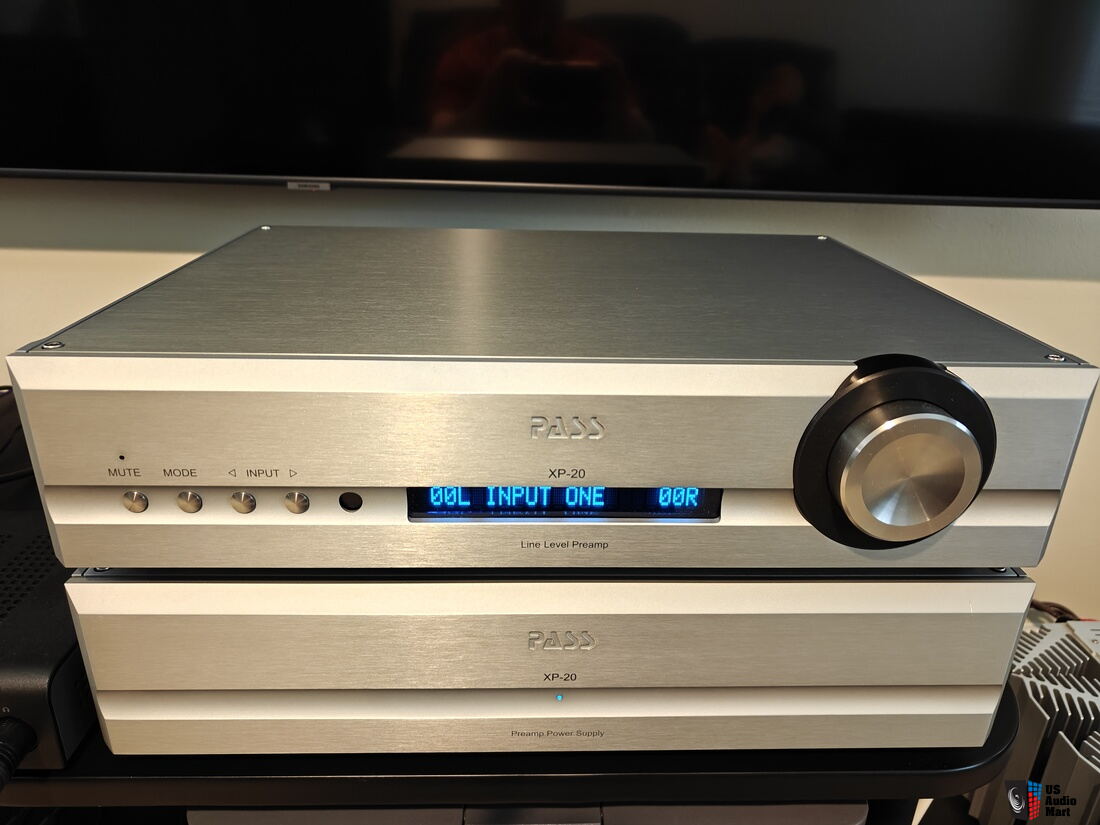 Pass Labs XP20 Two Chassis World Class Preamp RESTORED By Pass Labs ...