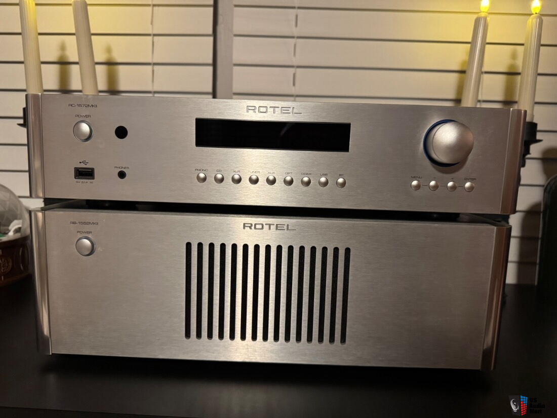 Rotel RC-1572MKII & Rotel RB-1552MKII For Sale - US Audio Mart