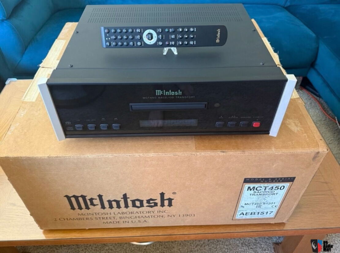 Mcintosh MCT450 cd transport sacd w remote and box local pickup Photo ...