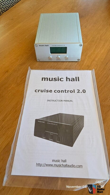 Music Hall Cruise Control 2.0 Turntable Speed Controller NIB Photo ...