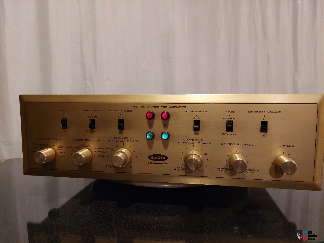 HH Scott 130 Preamplifier Photo #5918854 - US Audio Mart