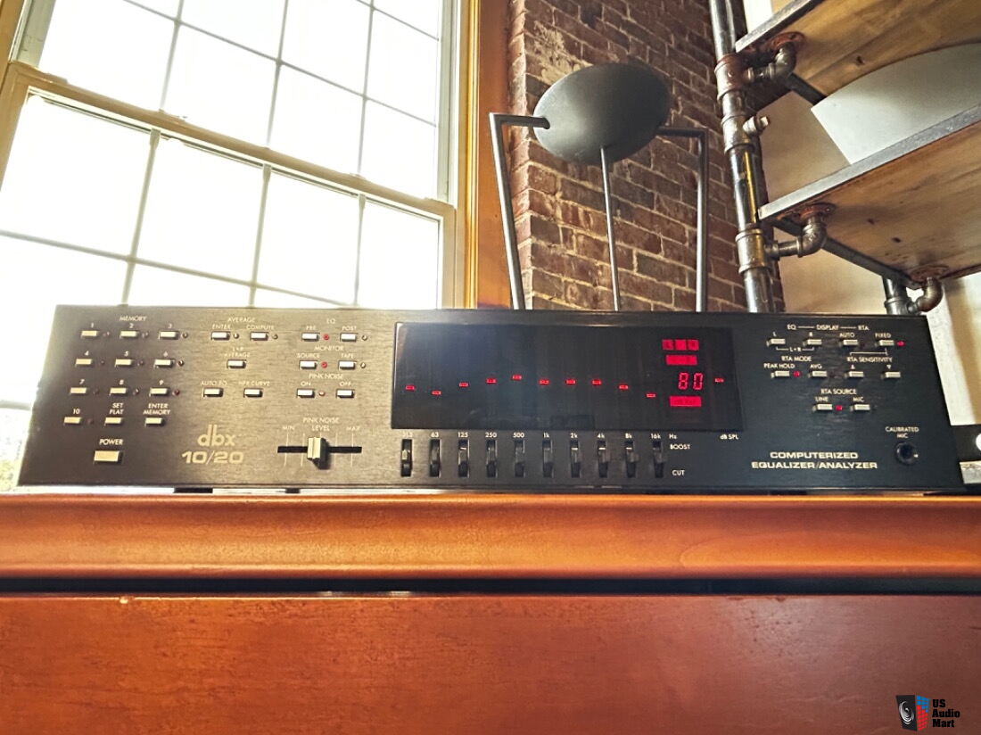 dbx 10/20 Graphic Equalizer & Room Analyzer, Bouncy LED Cool! Photo ...