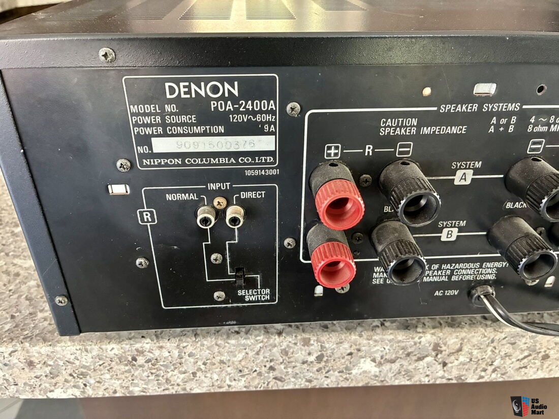 Denon POA-2400A Power Amplifier. Local pickup only in Issaquah, WA ...