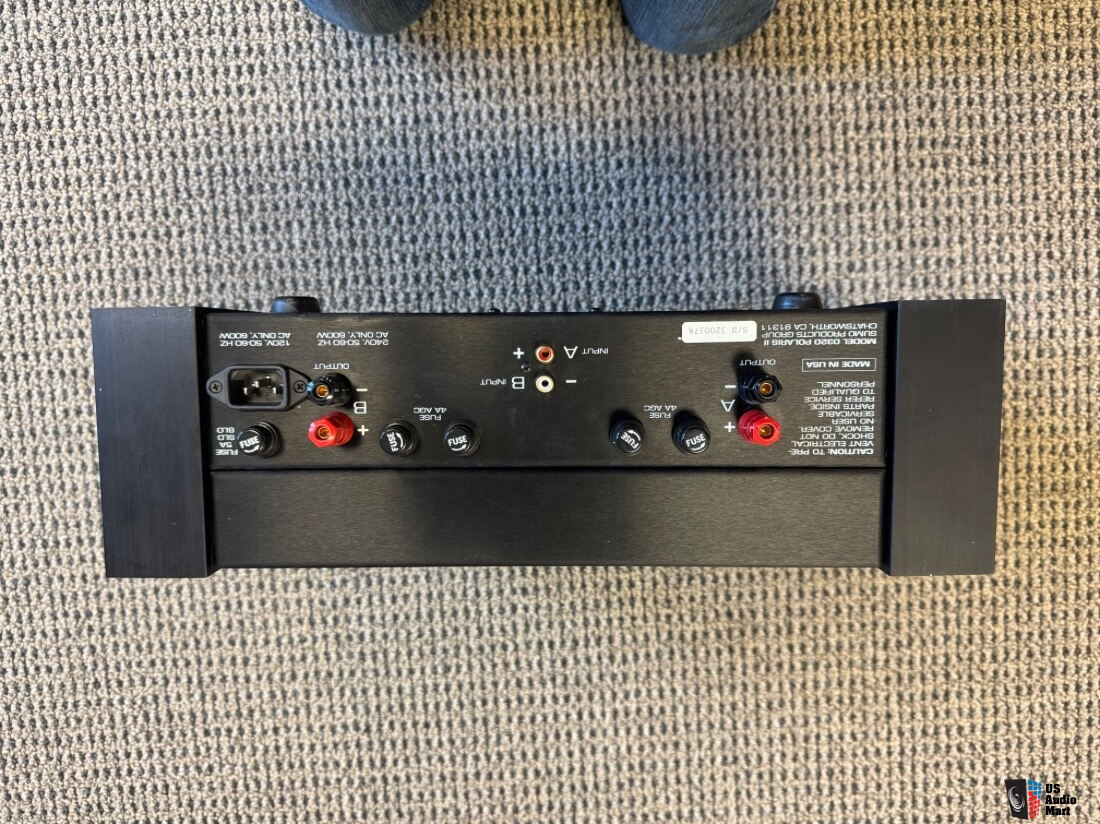 Sumo Polaris II power amp, 120W stereo or 400W mono, rarer model 0320 ...