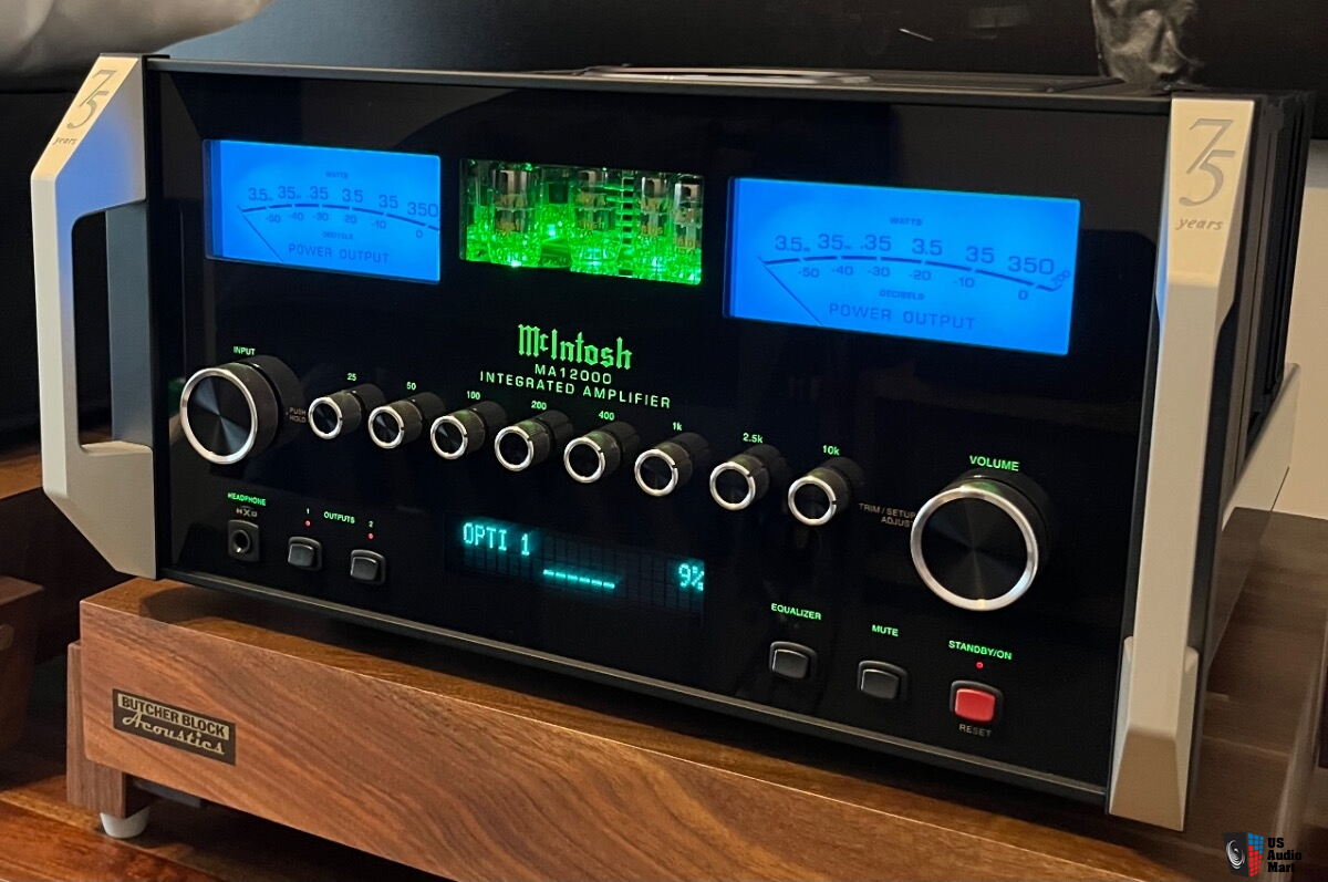 McIntosh MA12000 75th Anniversary Integrated, NEW Condition Photo ...