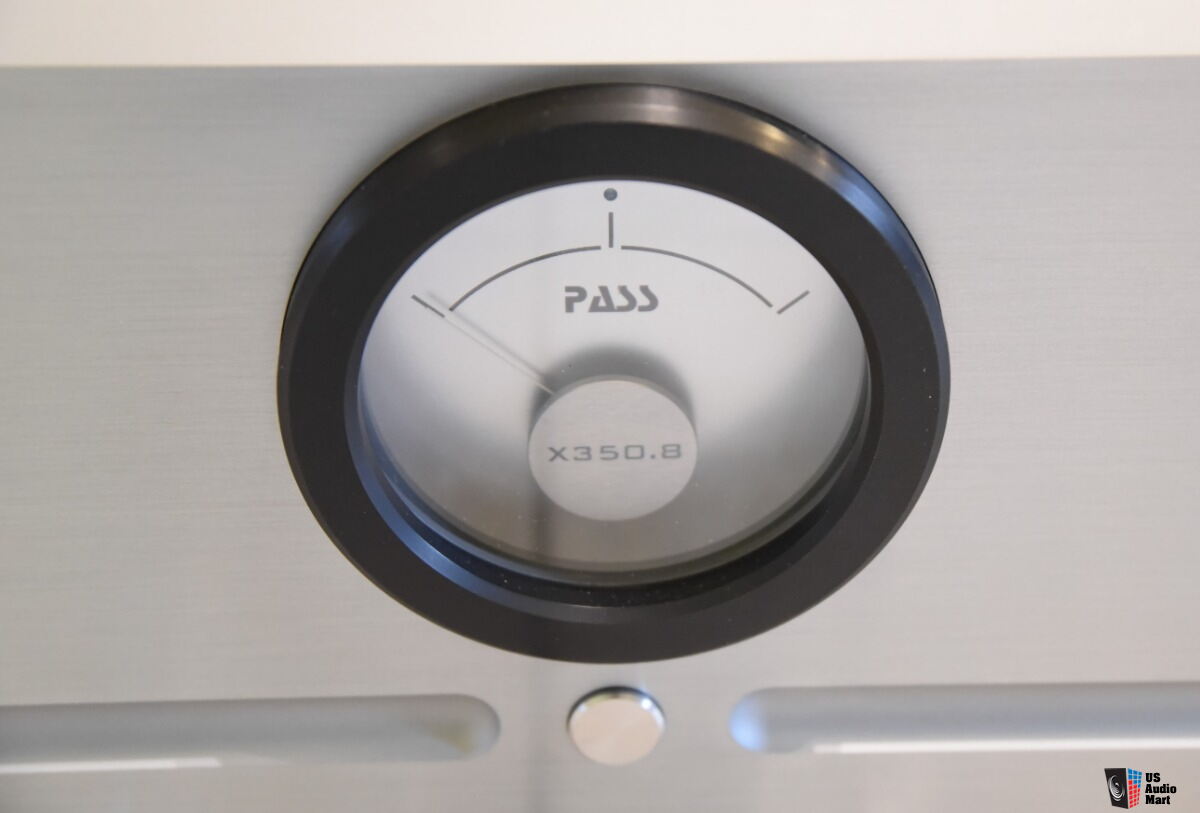 Pass Labs X350.8 Stereo Silver Face amplifier AS NEW 10/10 Photo ...