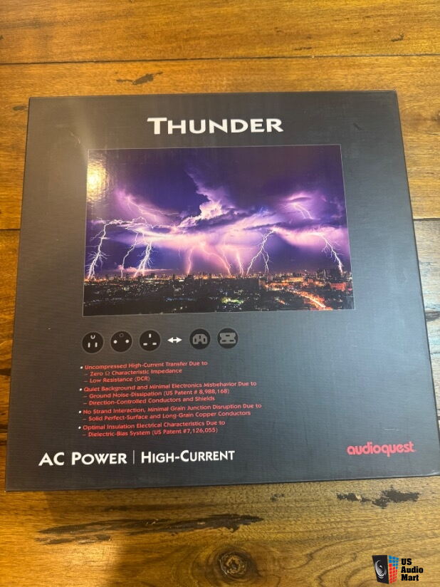 Audioquest High Current Thunder power cord 20 amp 2 meter For Sale - US ...