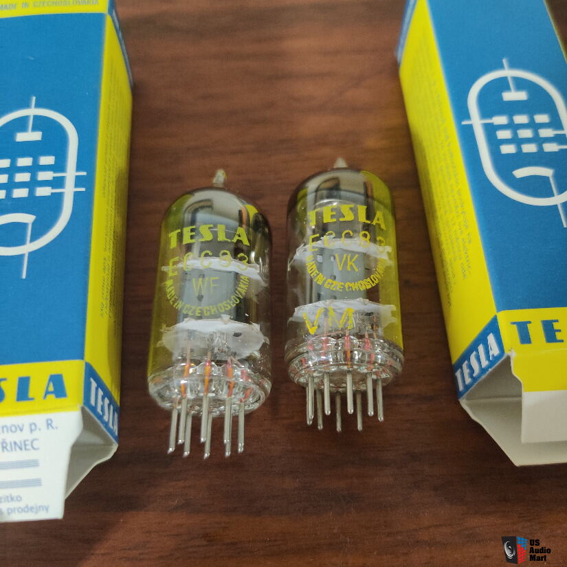 Original NOS Tesla ECC83 12AX7 Pair (New Unused) Photo #5929963 - US ...