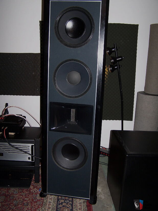 Custom Open Baffle Signature Series Speakers With Bass Amplifiers Photo ...