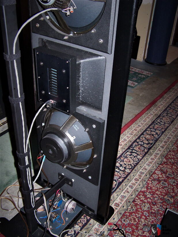 Custom Open Baffle Signature Series Speakers With Bass Amplifiers Photo ...