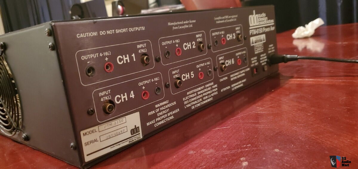 Audio Design Associates ADA PTM-6150 6 Channel Power Amplifier Photo ...