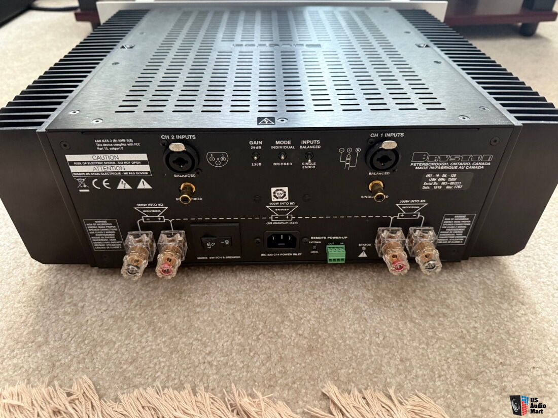 Bryston 4B3 Cubed power Amp silver with handles Photo #5933845 - US ...