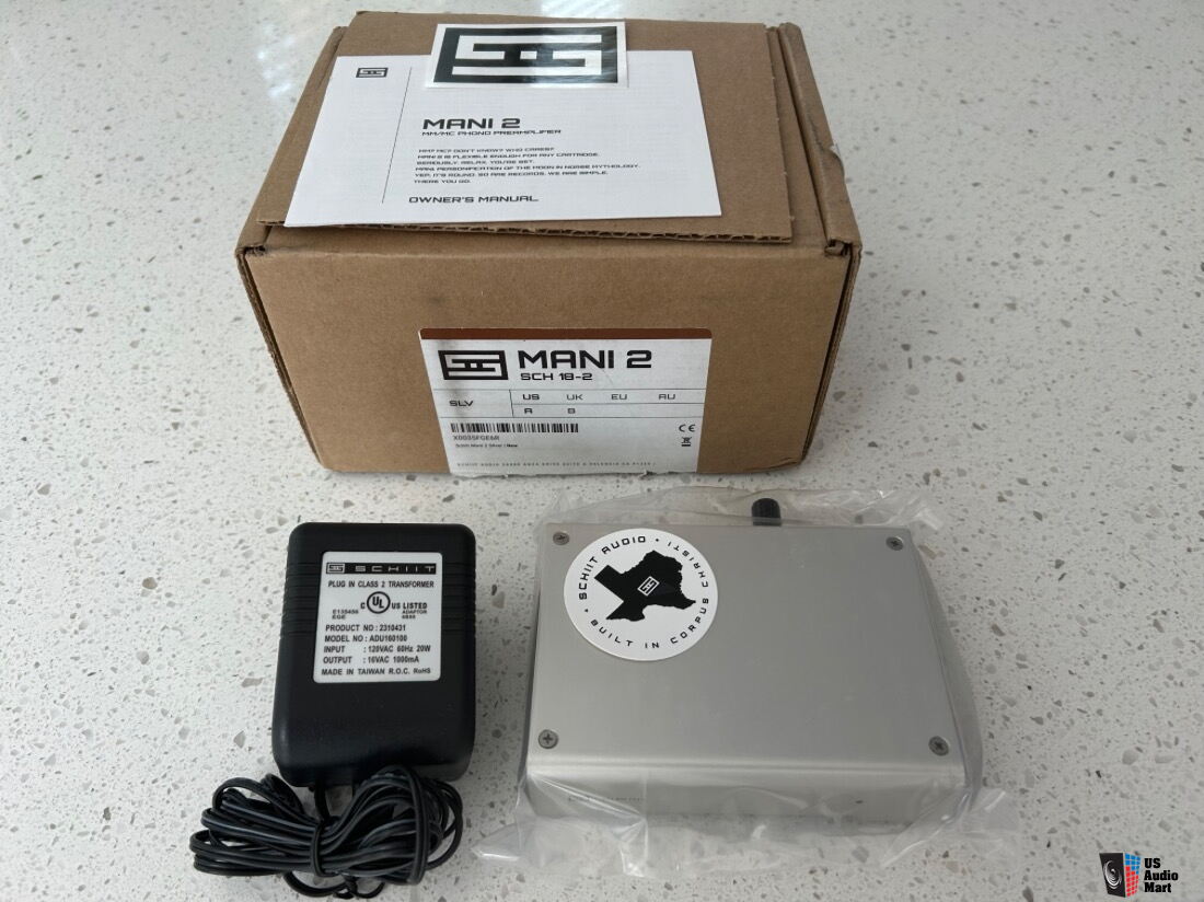 Schiit Mani 2 Phono Stage Preamplifier, Mint Condition Photo #5937573 ...