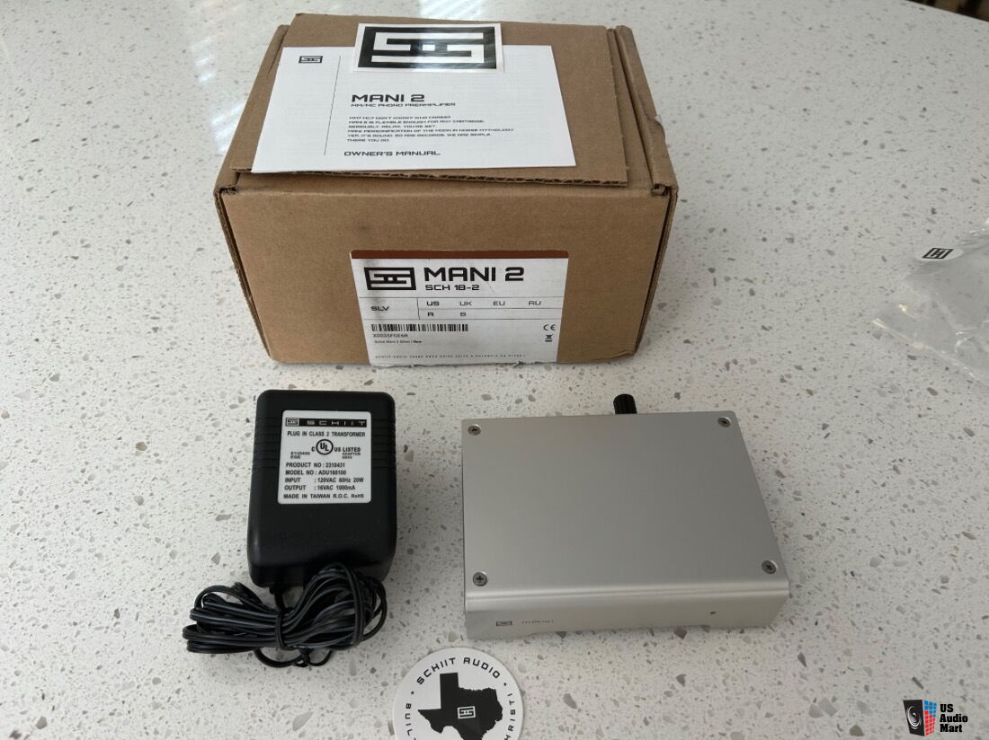 Schiit Mani 2 Phono Stage Preamplifier, Mint Condition Photo #5937573 ...