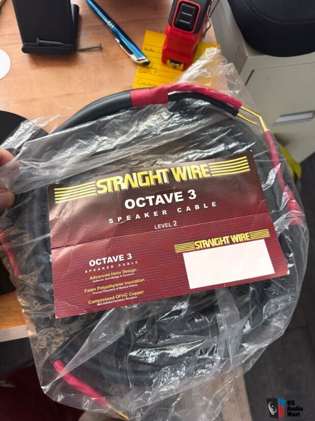 Straight Wire Octave 3 Level 2 Speaker Cable 15ft x2 Photo #5937644 ...