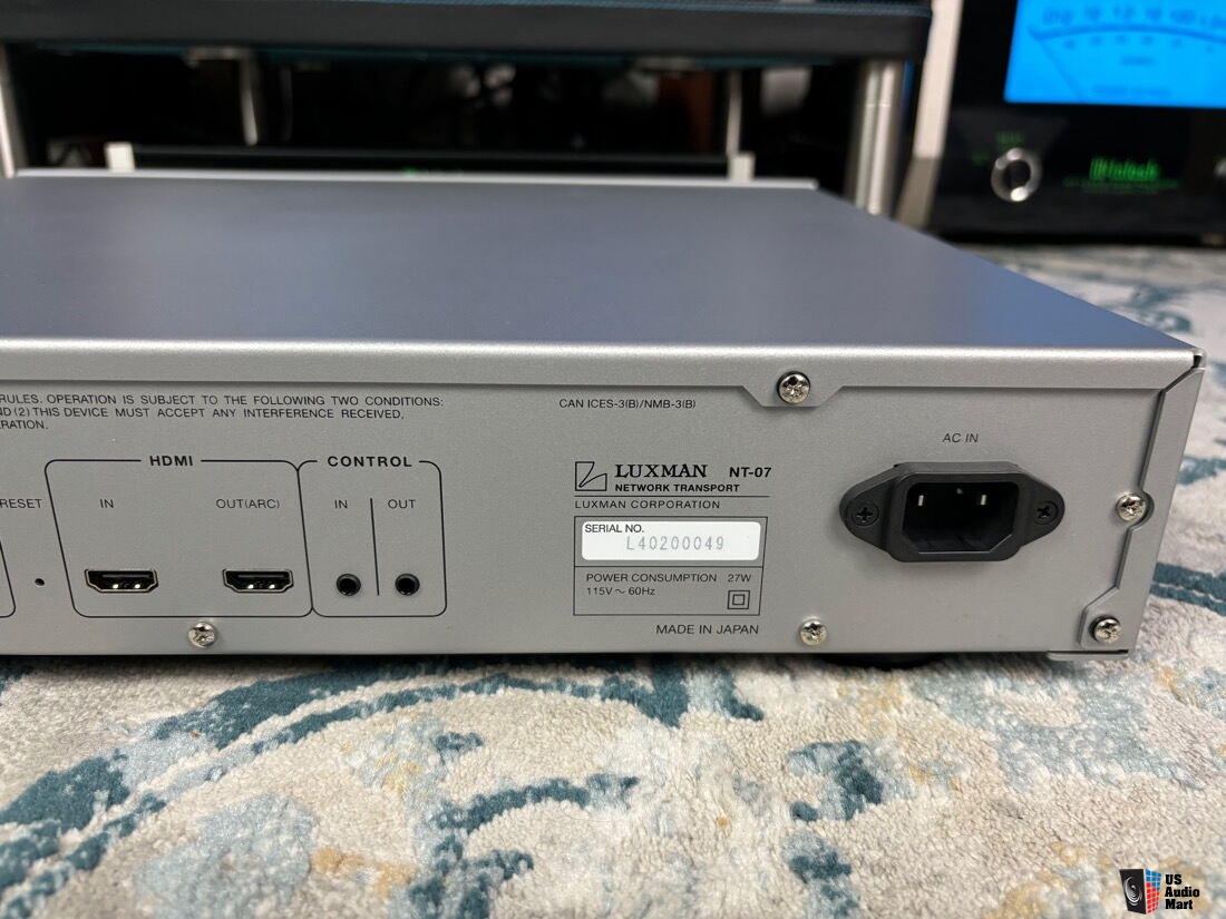 Luxman NT-07 Network Transport Streaming Music Player Photo #5937991 ...