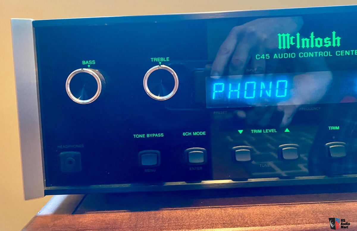 McIntosh C45 Multi-Channel Solid State Preamplifier Audio Control ...