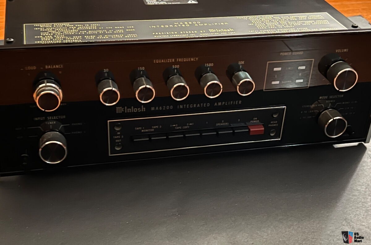McIntosh MA6200 integrated amplifier Photo #5943458 - US Audio Mart
