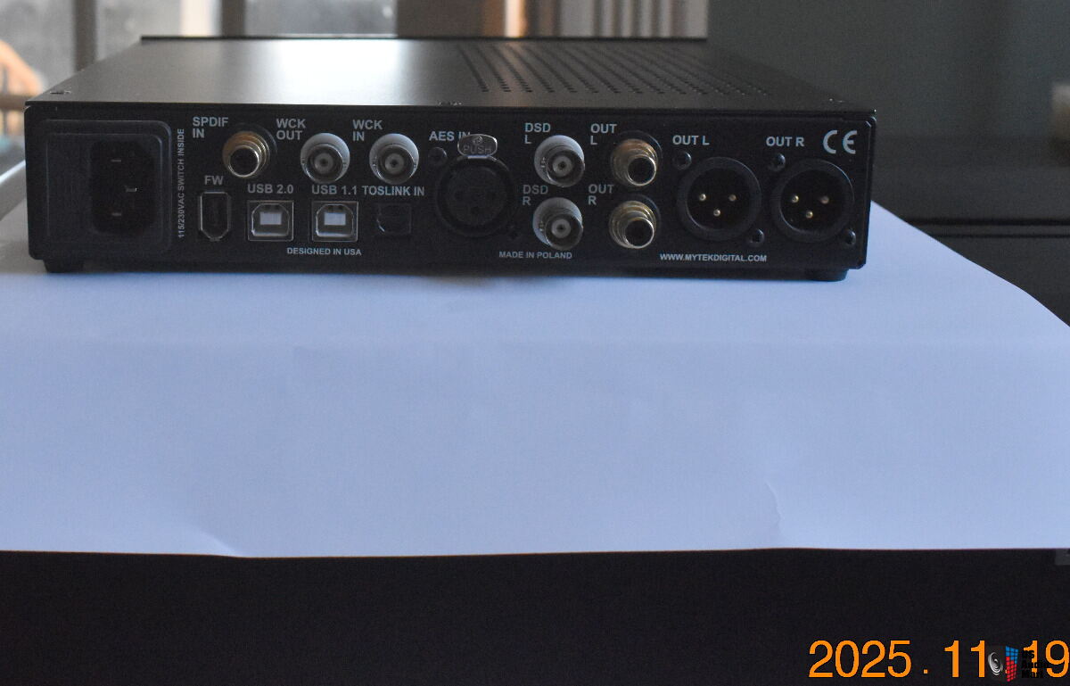 Mytek 192 DSD DAC in black Photo #5944014 - US Audio Mart
