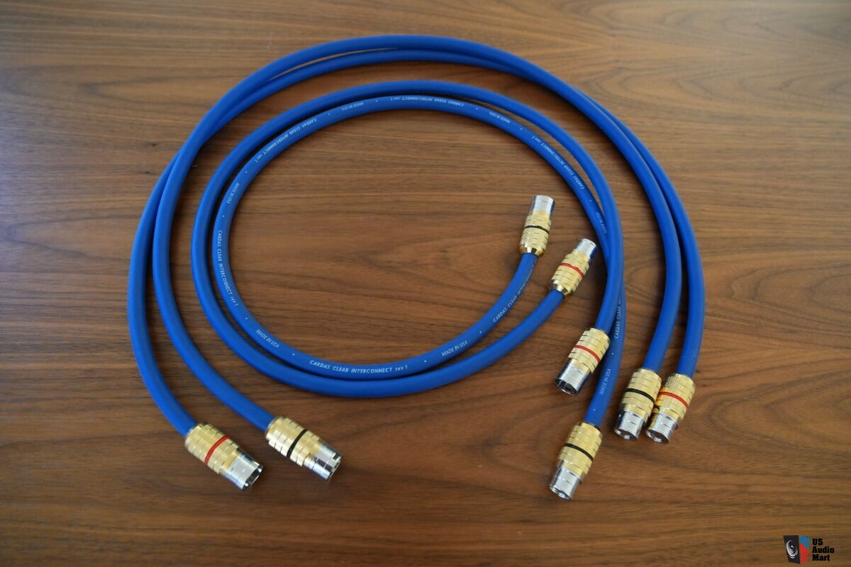 Cardas Clear XLR Interconnects — 1m For Sale - US Audio Mart