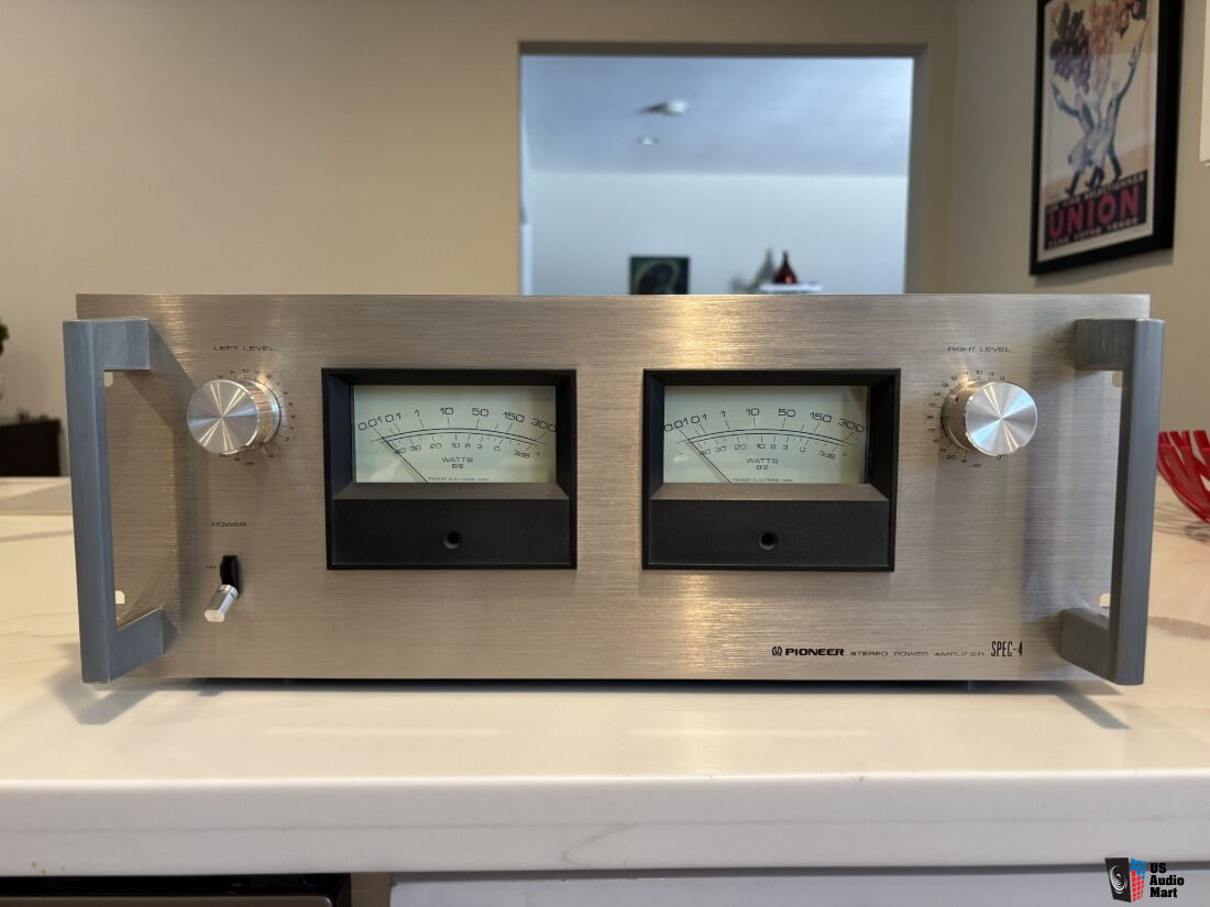 Pioneer SPEC 4 Stereo Power Amplifier Excellent All Internal And ...