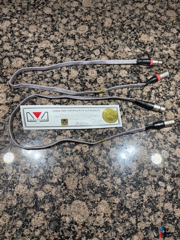 Verastarr Grand Illusion Silver Statement XLR 1M Photo #5946188 - US ...