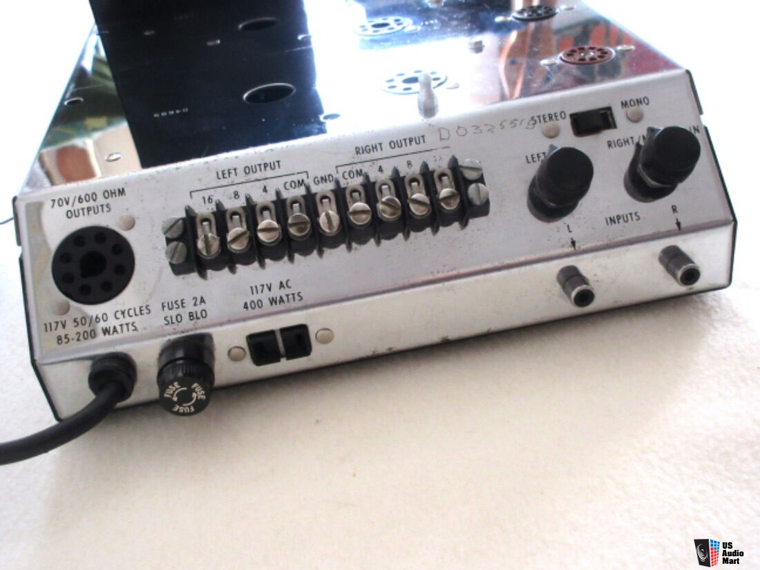 McIntosh MC225 vintage tube amplifier tested working clean but NEEDS ...