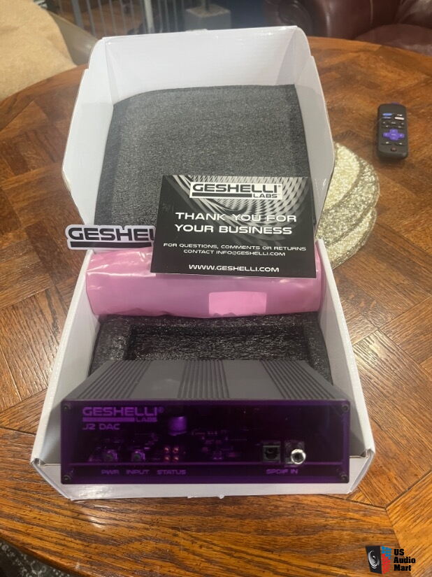 Geshelli Labs J2 Dac in purple For Sale - US Audio Mart