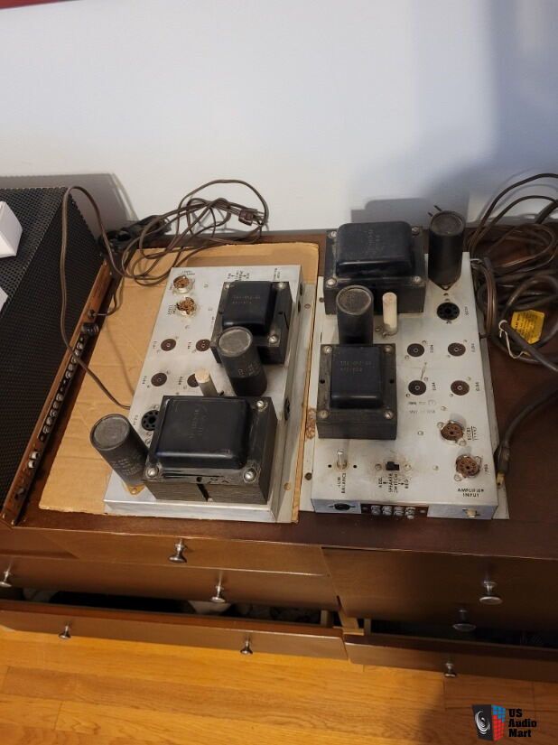 Restored Guild Push Pull Parallel EL84 Mono Block Amplifiers Photo ...