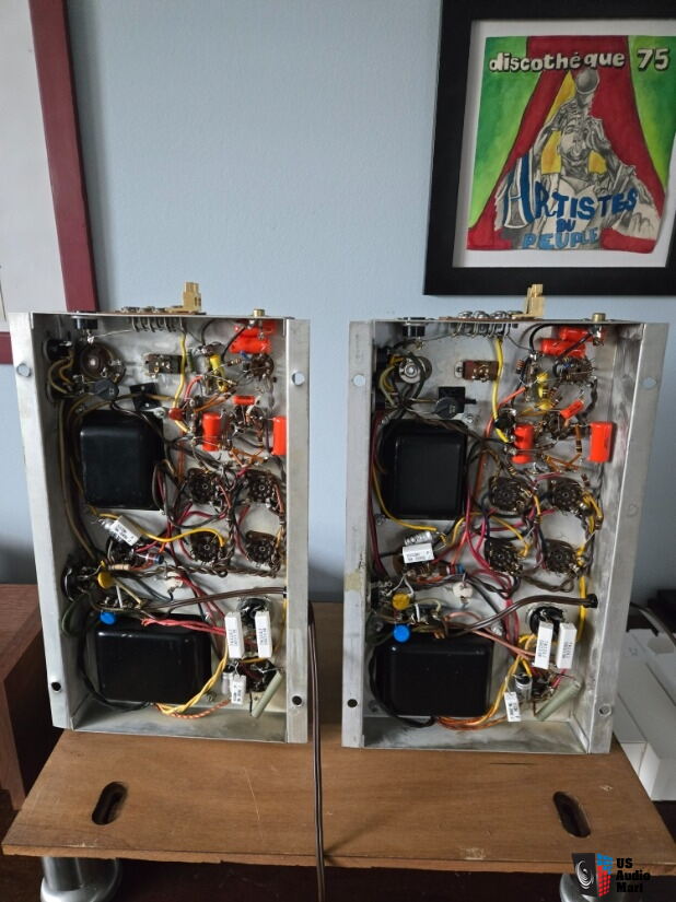 Restored Guild Push Pull Parallel EL84 Mono Block Amplifiers Photo ...