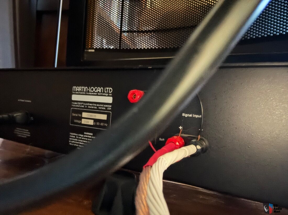 Martin Logan CLS IIz's with new Panels Photo #5948806 - US Audio Mart