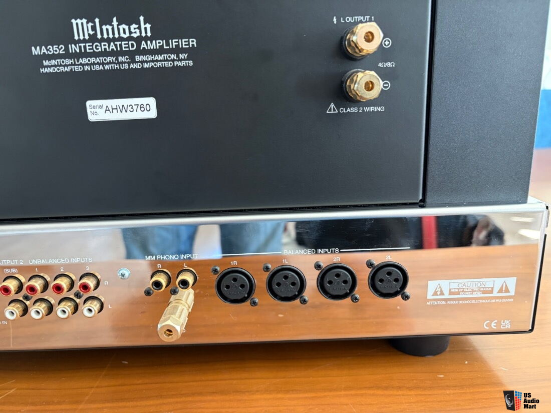 McIntosh MA352 Hybrid Integrated Amplifier - Mint Condition Photo ...