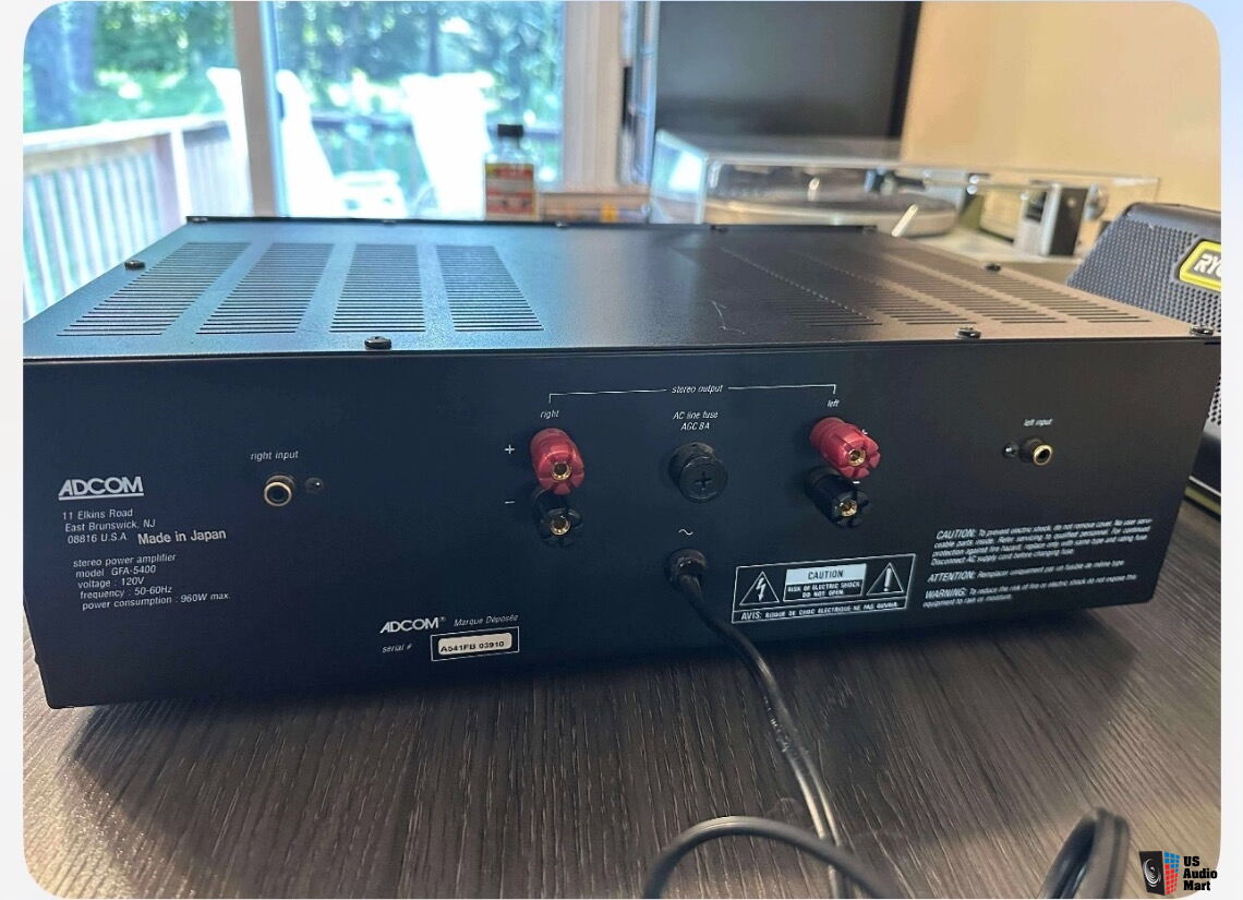 Adcom gfa 5400 Amplifer Photo #5951526 - US Audio Mart