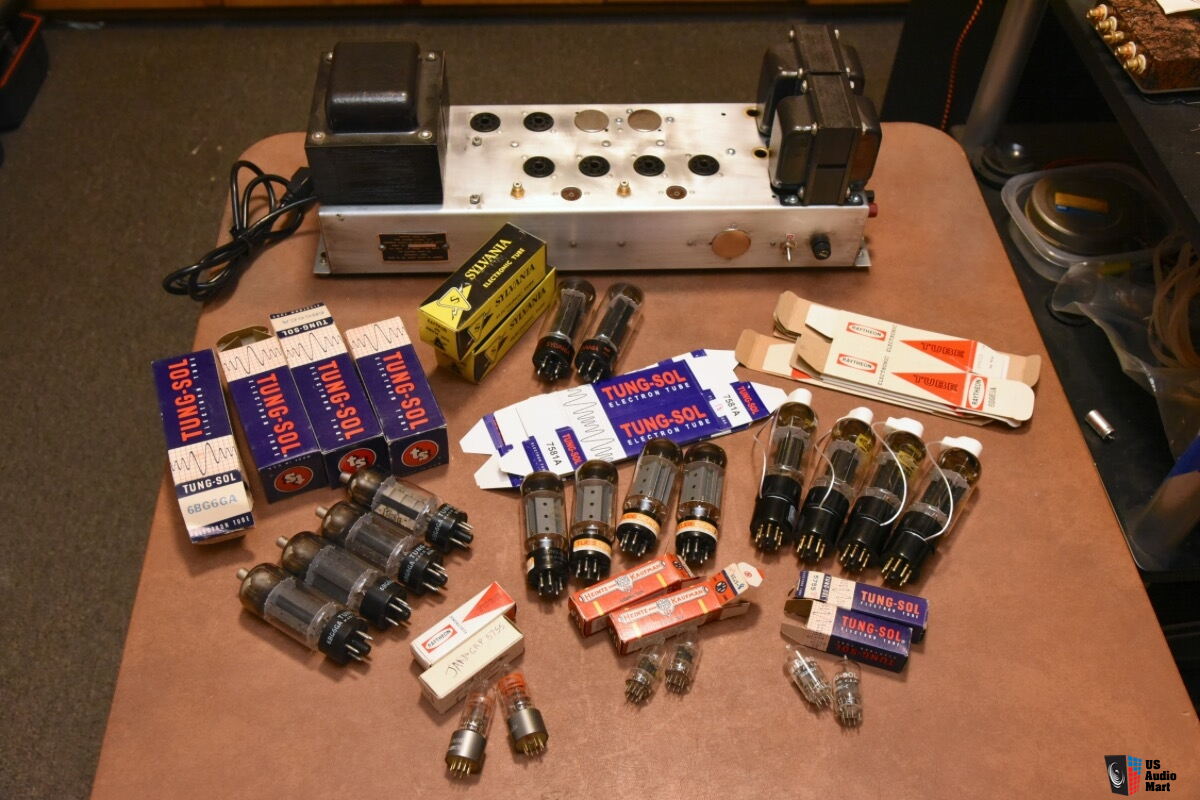 JWN 6L6 Push Pull Amplifier built by Jim Nichols on a Baldwin chassis ...