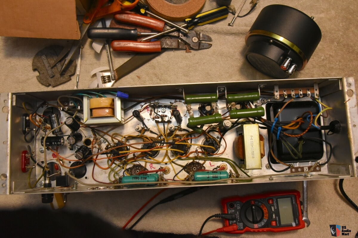 JWN 6L6 Push Pull Amplifier built by Jim Nichols on a Baldwin chassis ...