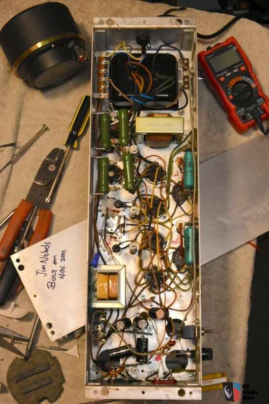 JWN 6L6 Push Pull Amplifier built by Jim Nichols on a Baldwin chassis ...