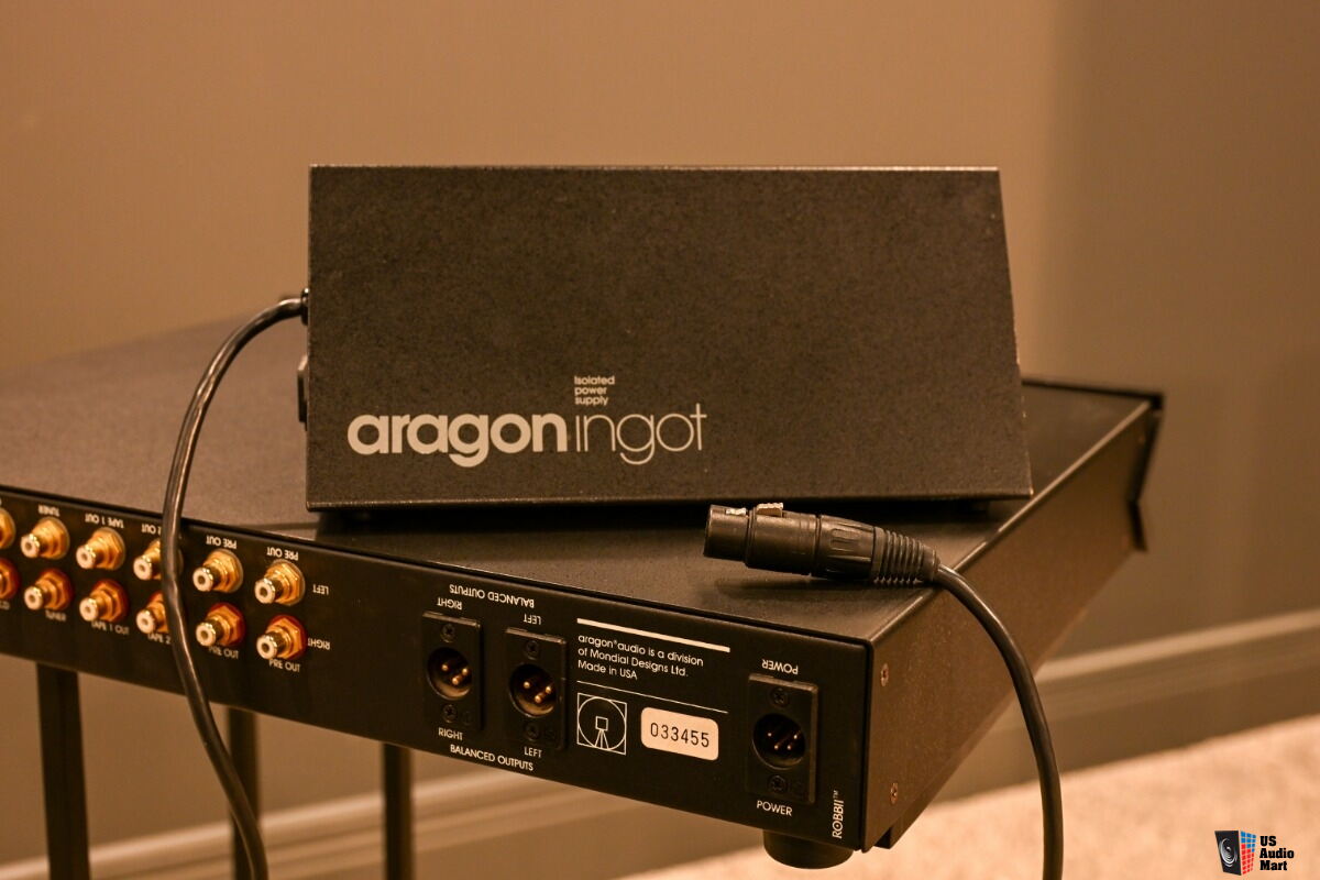 Aragon Aurum Flagship Preamplifier w/ "Ingot" Power Supply & Penny ...