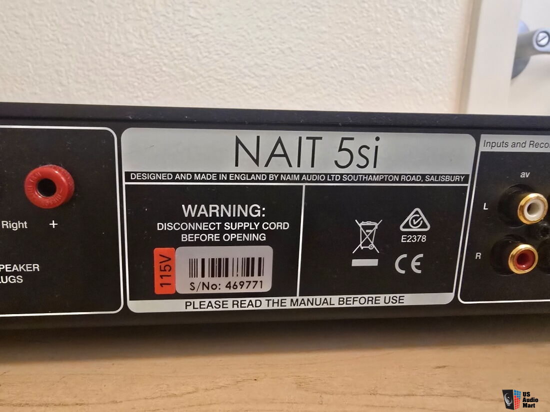 Naim Nait 5si - Excellent Condition, Box & Remote, 115V Photo #5955834 ...