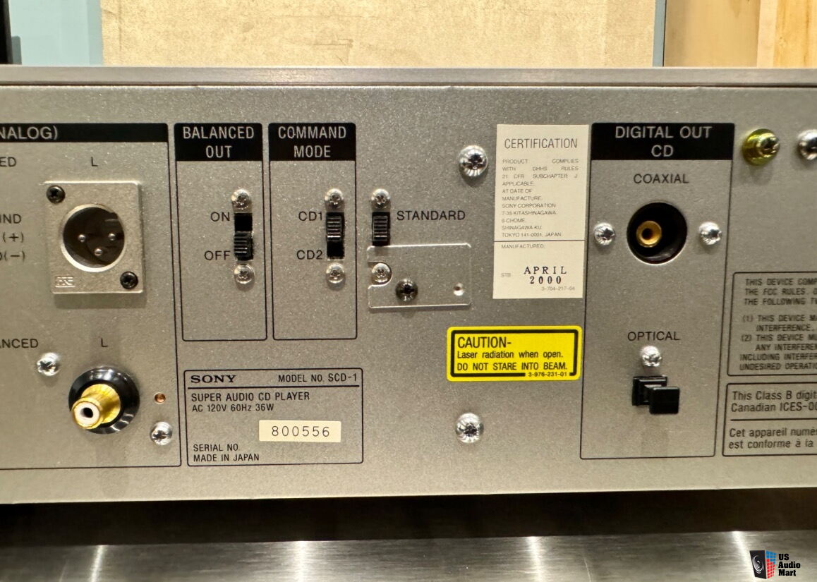 SONY SCD-1 SACD Player Photo #5957101 - US Audio Mart