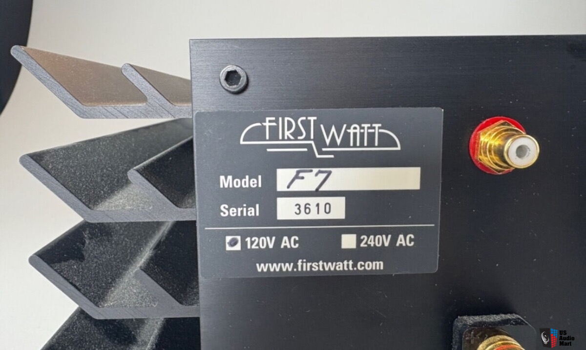 First Watt F7 Amplifier by Pass Labs Photo #5962250 - US Audio Mart