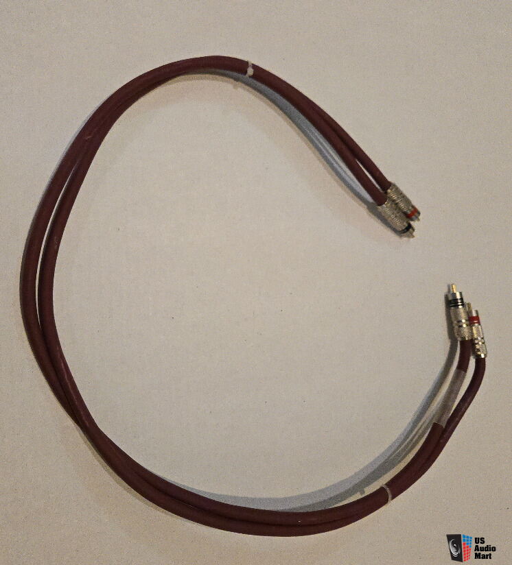 Audioquest Ruby Hyperlitz RCA Interconnects (1-meter pair), free ...